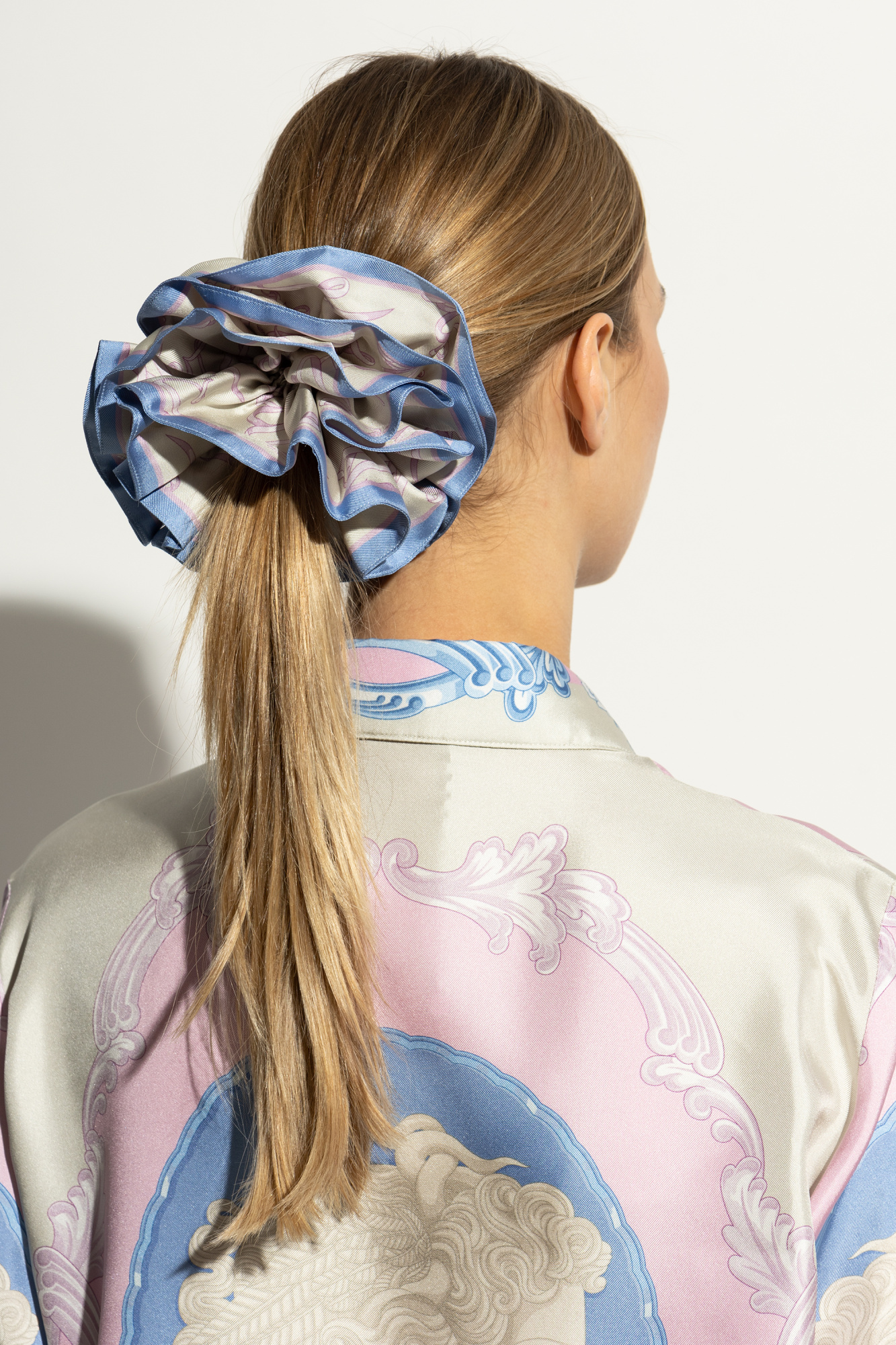 Versace Silk hair scrunchie | Women's Accessories | Vitkac