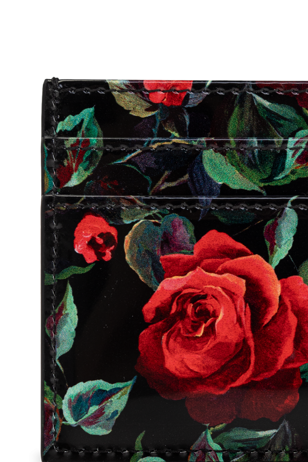 Dolce & Gabbana Card holder with floral motif | Women's Accessories ...
