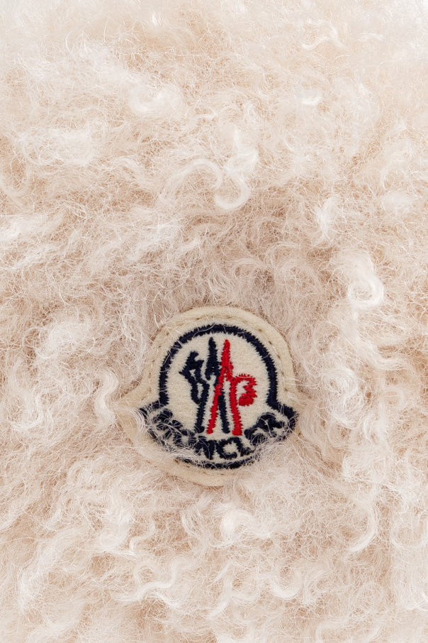 Cream Futrzane earmuffs Moncler - Vitkac GB