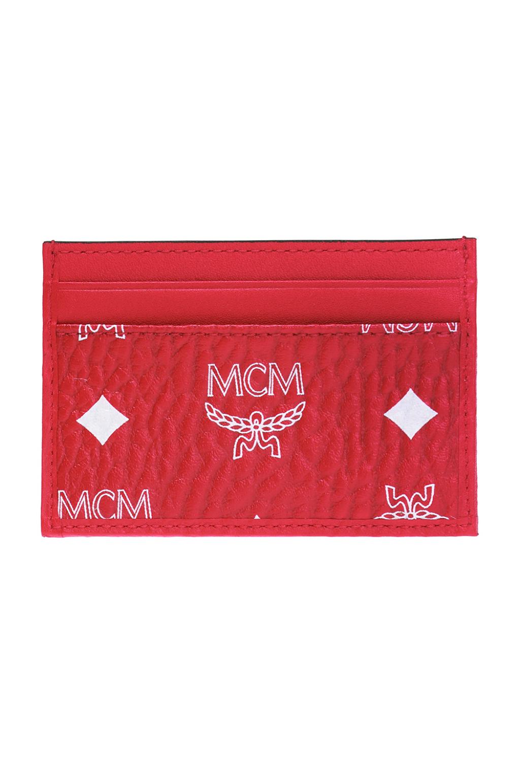 Red Logo card case MCM - Vitkac GB