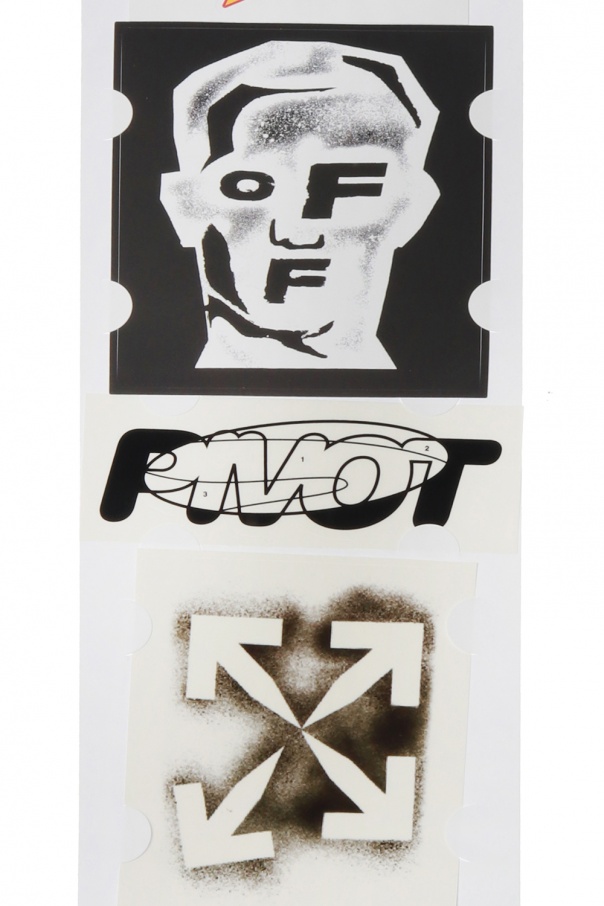 Multicolour Set of logo stickers Off-White - Vitkac GB