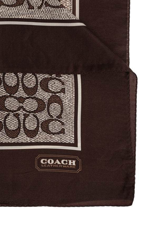 Coach Silk scarf with monogram | Women's | Vitkac