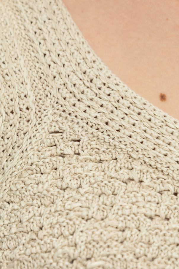 Beige Crochet top Bottega Veneta - Vitkac GB