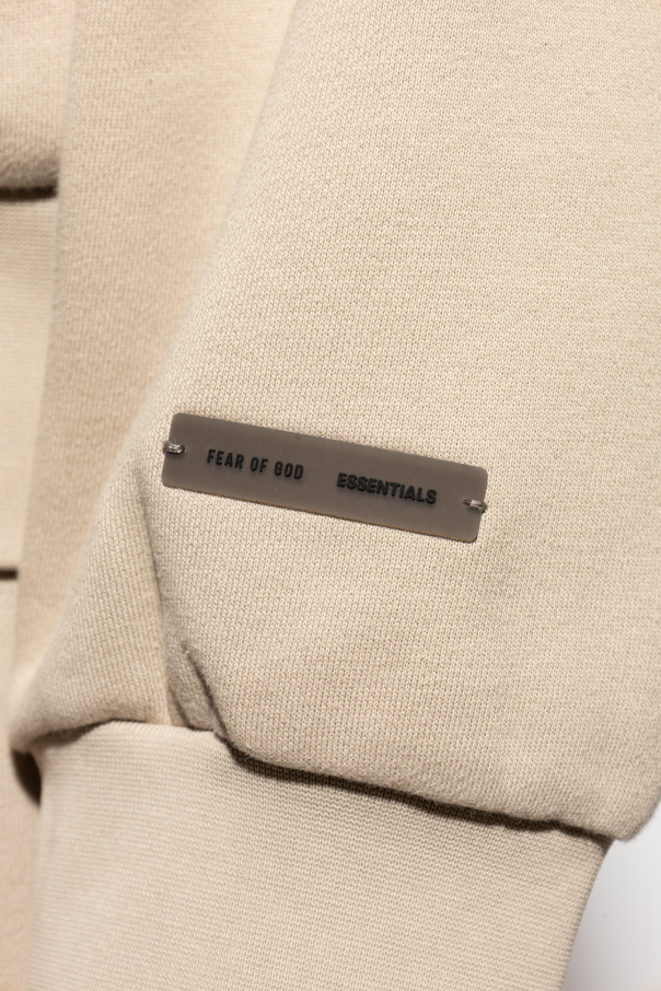 Beżowy Bluza z logo Fear Of God Essentials - Vitkac Polska