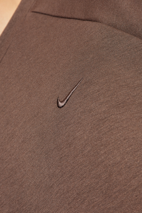 Brązowy Bluza z logo Nike - Vitkac Poland