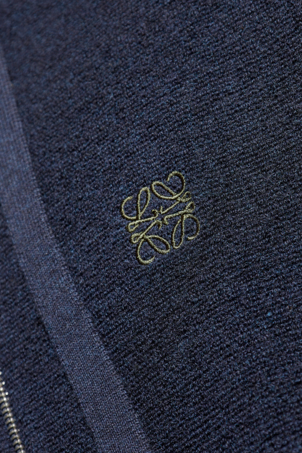 Marineblau Wollpullover Loewe - Vitkac Germany