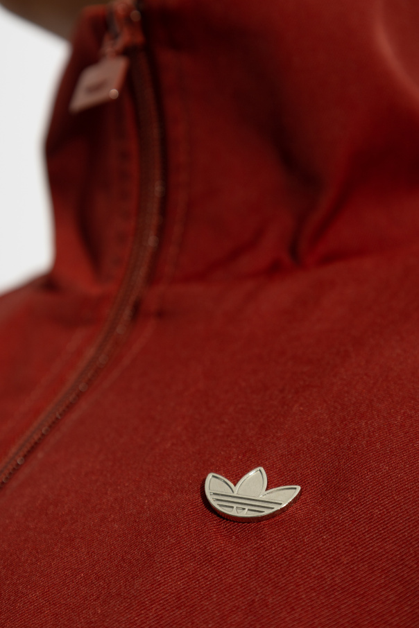 Bordo Lekka kurtka z logo ADIDAS Originals - Vitkac Polska