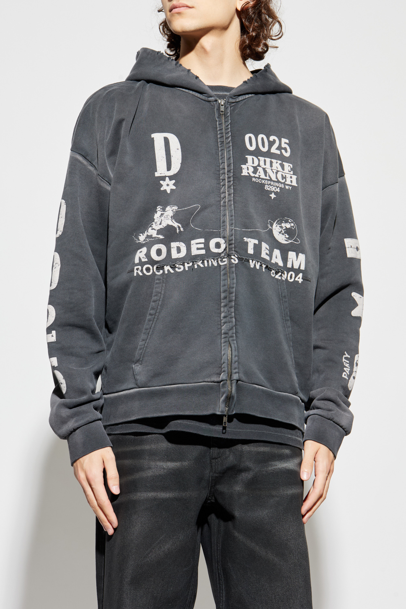 Grey Sweatshirt with logo DUKE & DEXTER - Vitkac GB