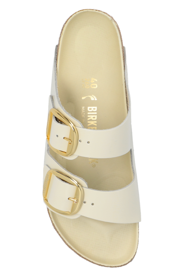 Cream ‘Arizona Big Buckle’ slides Birkenstock - Vitkac GB