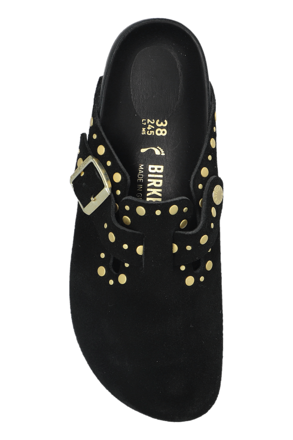 Black Sliders Boston Rivet Border Birkenstock - Vitkac GB