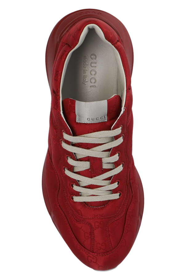 Bordo Buty sportowe z logo Gucci - Vitkac Poland
