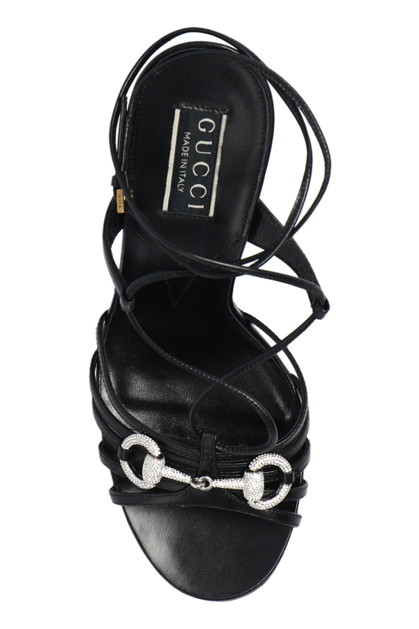 Gucci Heeled sandals in leather | Women's Shoes | Vitkac
