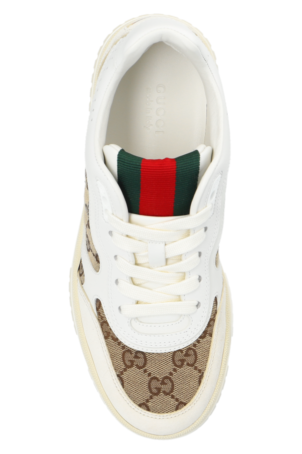 Biały Buty sportowe z monogramem Gucci - Vitkac Poland