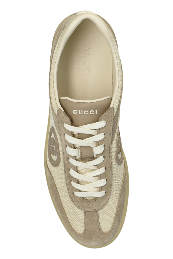 Beżowy Buty sportowe z log Gucci - Vitkac Poland