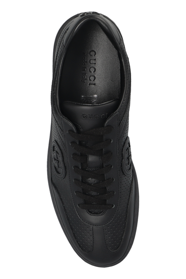 Czarny Buty sportowe z logo Gucci - Vitkac Poland