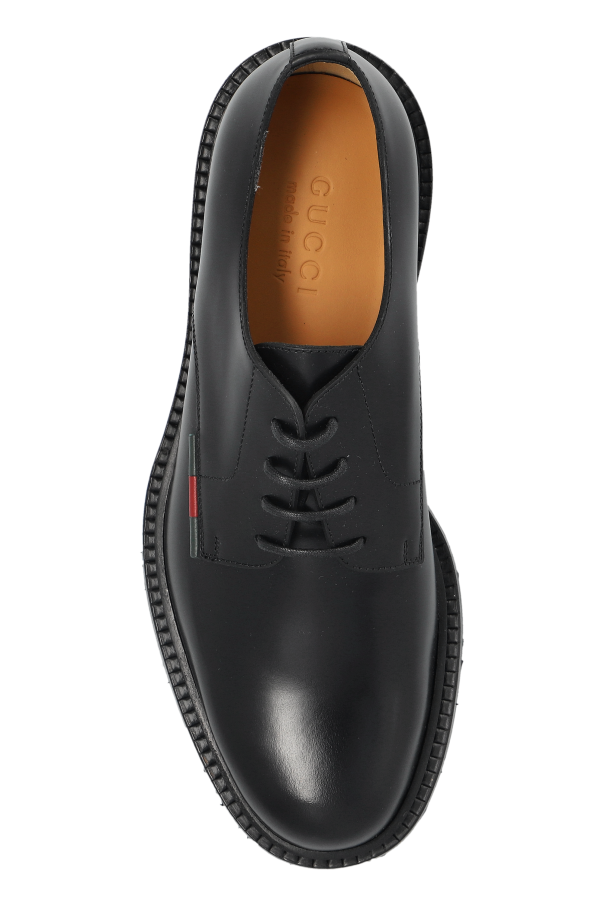 Czarny Buty typu `derby` Gucci - Vitkac Poland