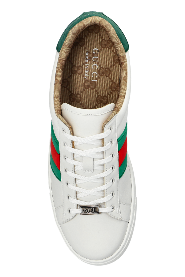 Biały Buty sportowe z logo Gucci - Vitkac Poland