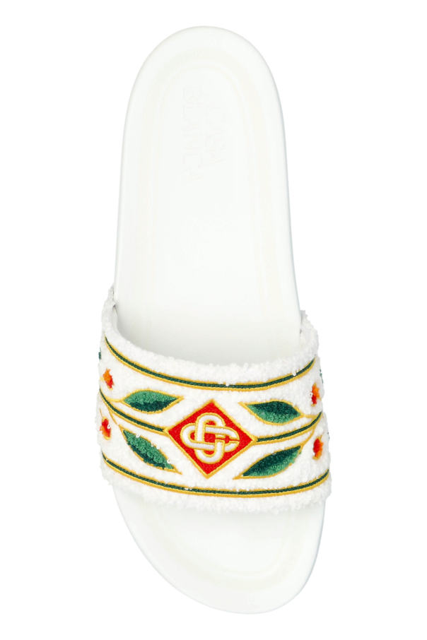 White Logo slides Casablanca - Vitkac GB