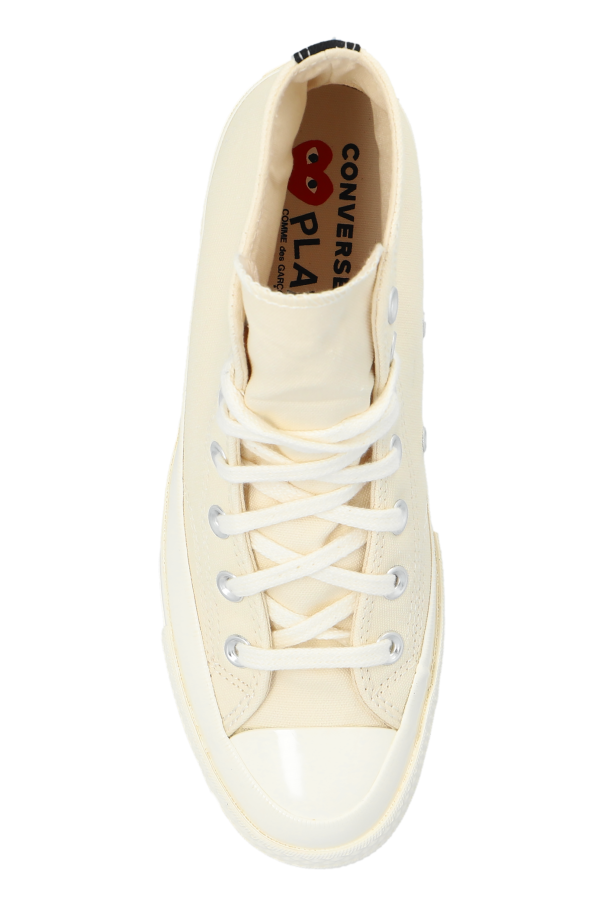 Kremowy Comme des Garçons Play X Converse Comme des Garçons Play ...