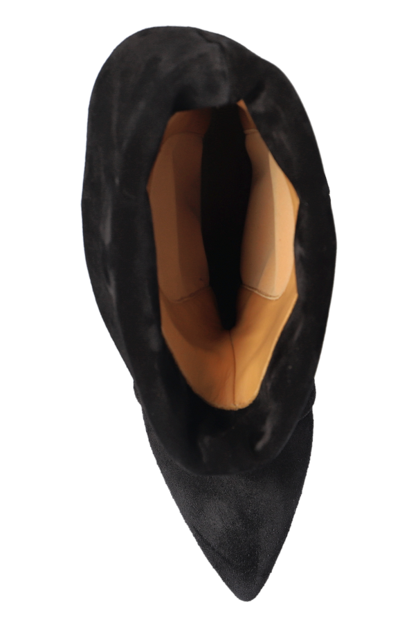 Black Suede heeled ankle boots Edrik Isabel Marant - Vitkac GB
