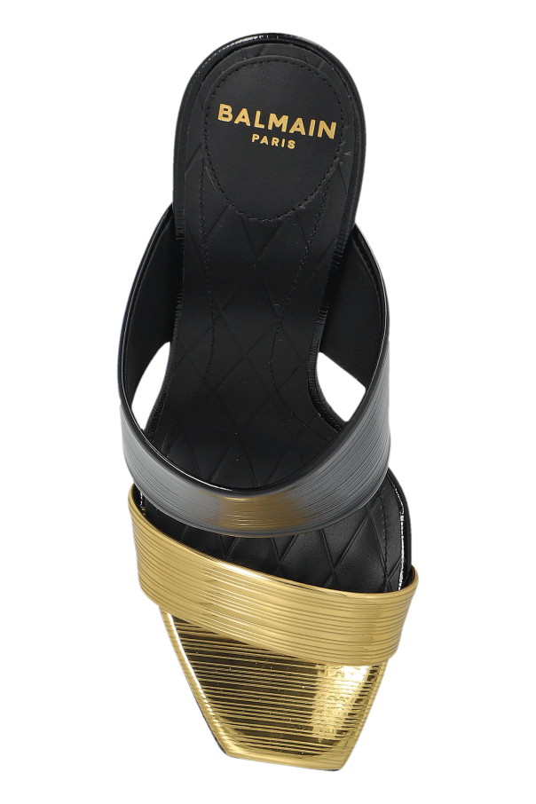 Black Heeled mules Balmain - Vitkac GB
