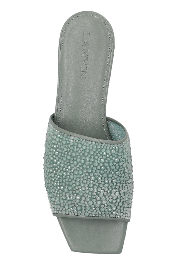 Lanvin Slides with shimmering appliqués | Women's | Vitkac