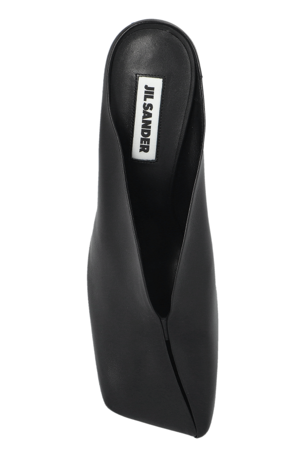 JIL SANDER Leather heeled mules | Women's Shoes | Vitkac