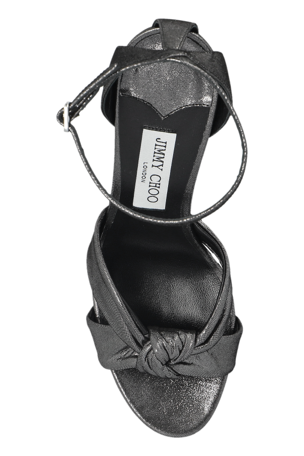 Silver Platform sandals "Rosie" Jimmy Choo - Vitkac GB