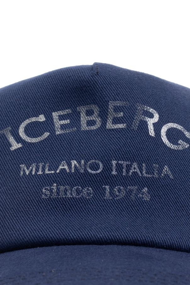 Navy blue Cap with logo Iceberg - Vitkac GB