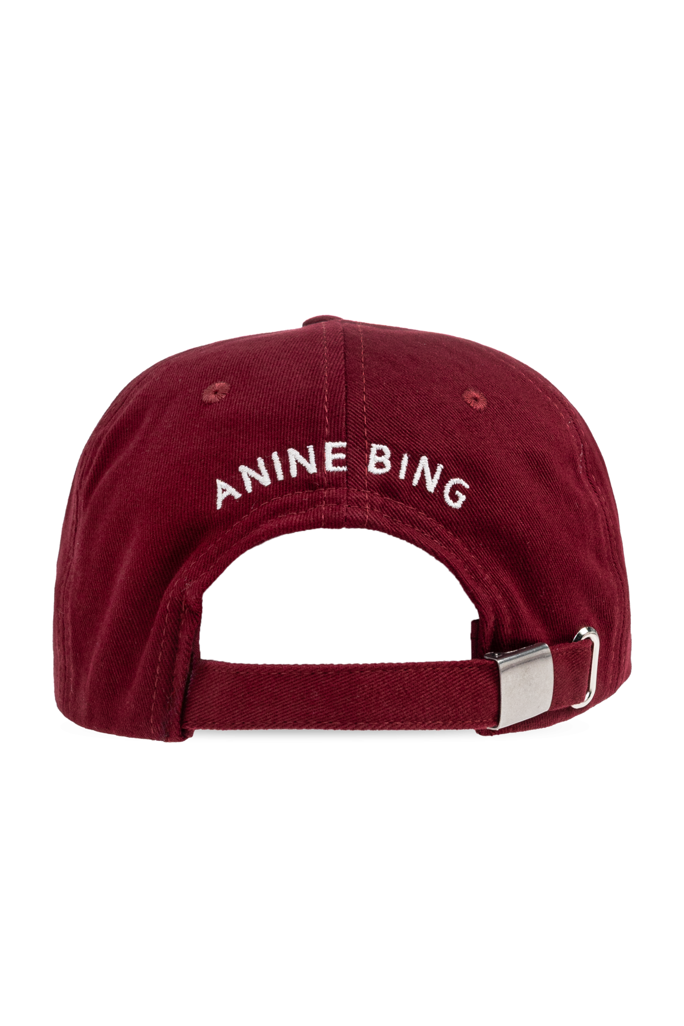 Burgundy Jeremy baseball cap Anine Bing - Vitkac GB