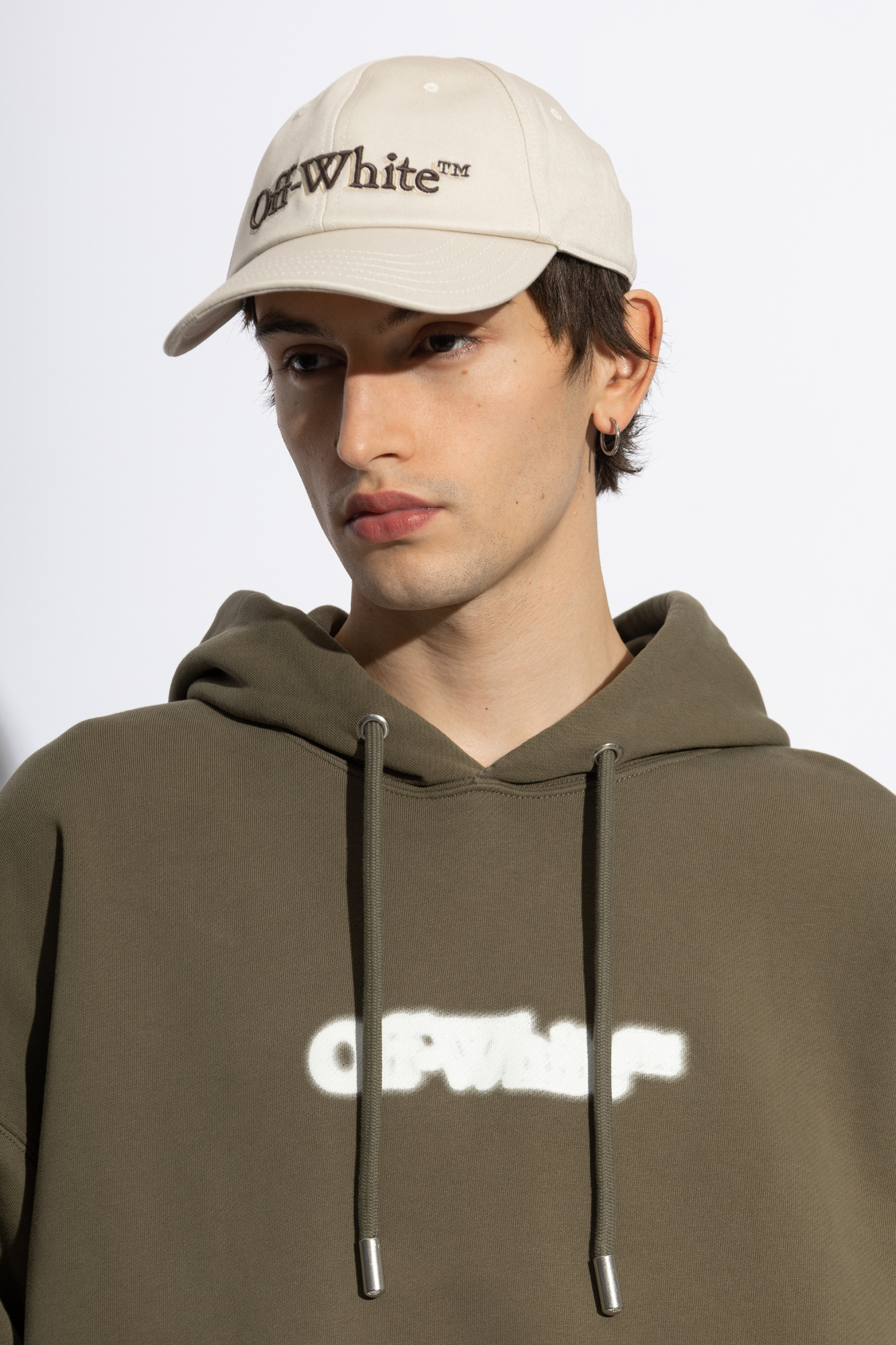 Cream Baseball cap Off-White - Vitkac GB
