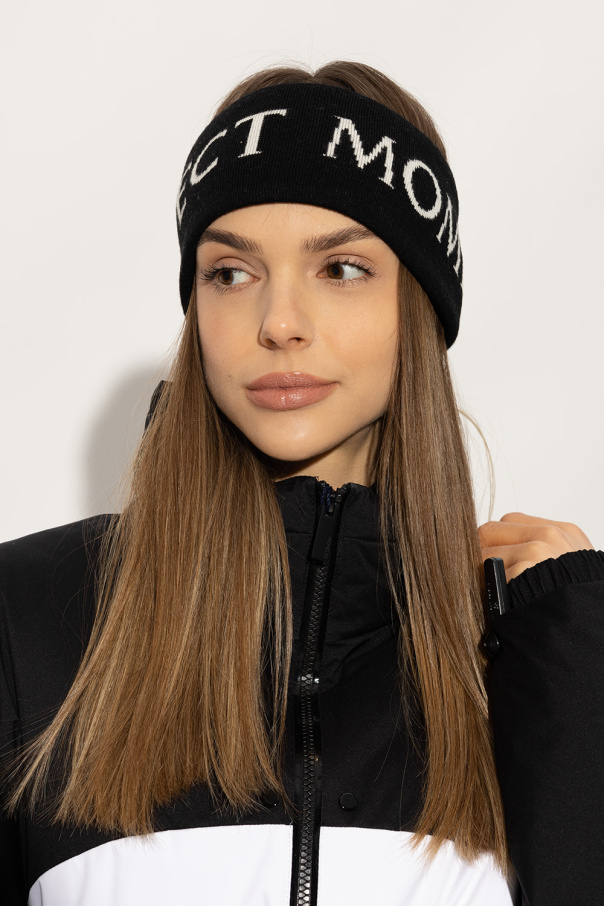 Black Headband with logo Perfect Moment - Vitkac GB