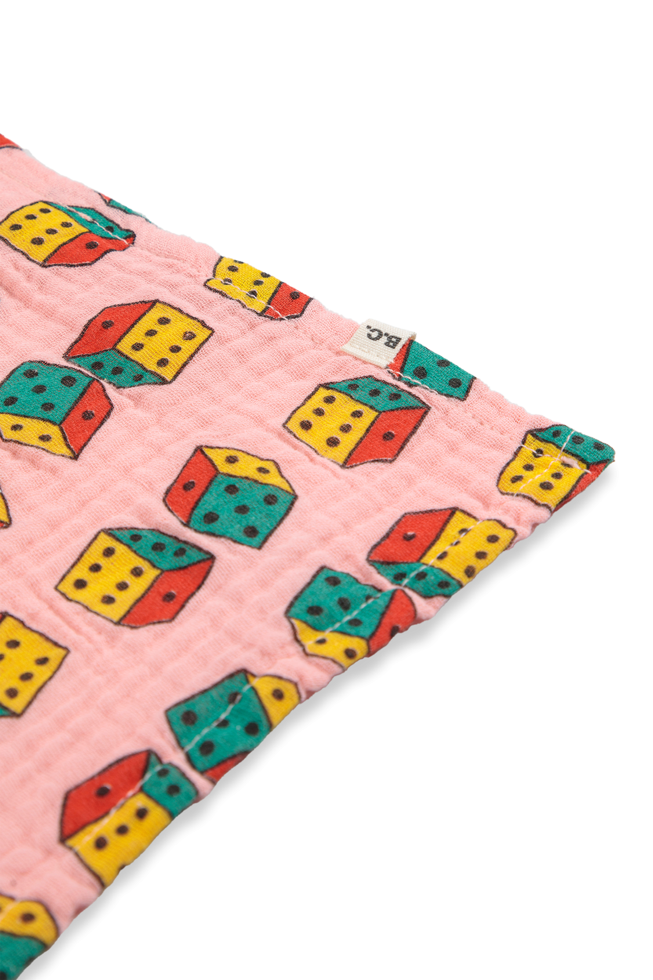 Pink Muslin blanket with print Bobo Choses - Vitkac GB