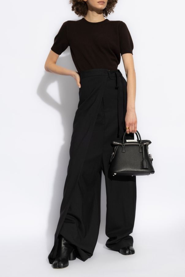 MM6 Maison Margiela Wool wide-leg pants | Women's | Vitkac