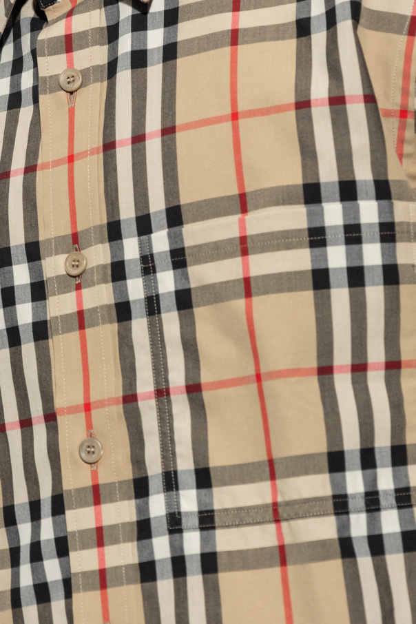 Beige Shirt with ‘Nova Check’ pattern Burberry - Vitkac GB