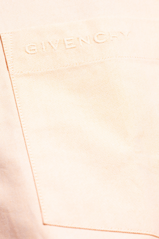 Givenchy Shirt with embroidered logo | Men's | Vitkac