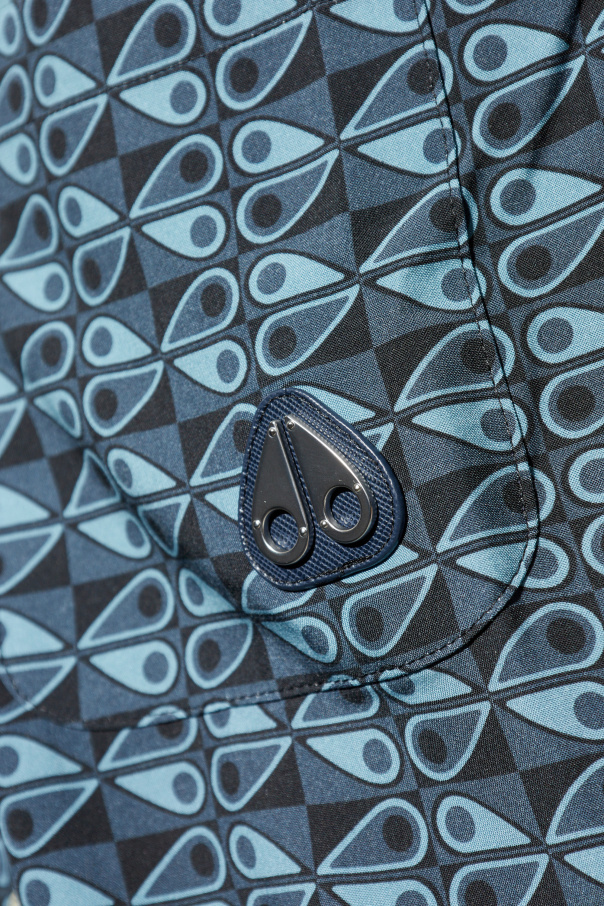 Navy blue Monogram Shirt Moose Knuckles - Vitkac GB