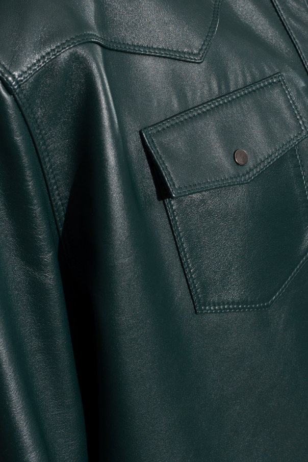 ‘Erskine’ leather shirt The Mannei - Vitkac US