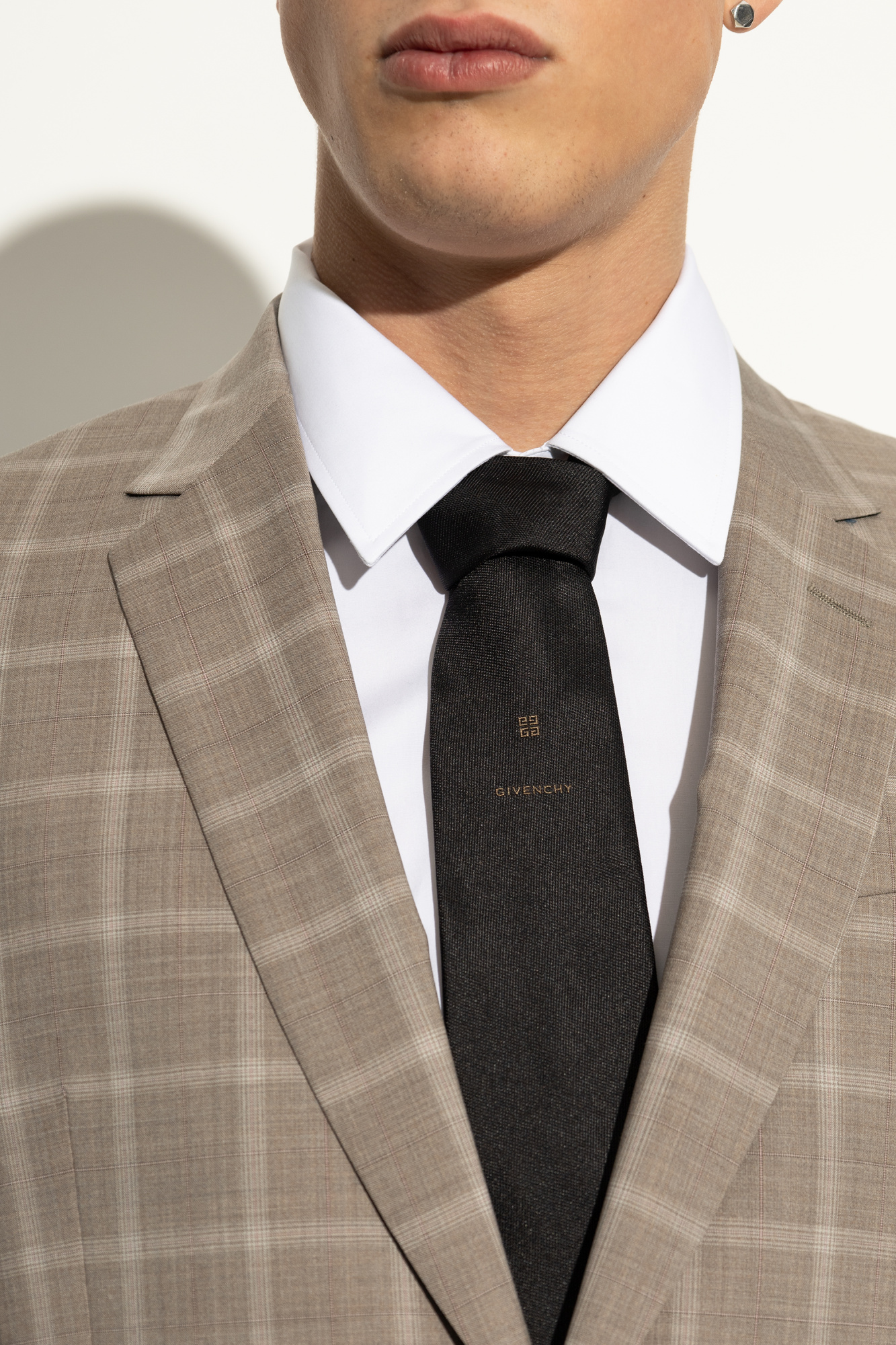 Givenchy Silk tie with logo | Men's Accessories | Vitkac