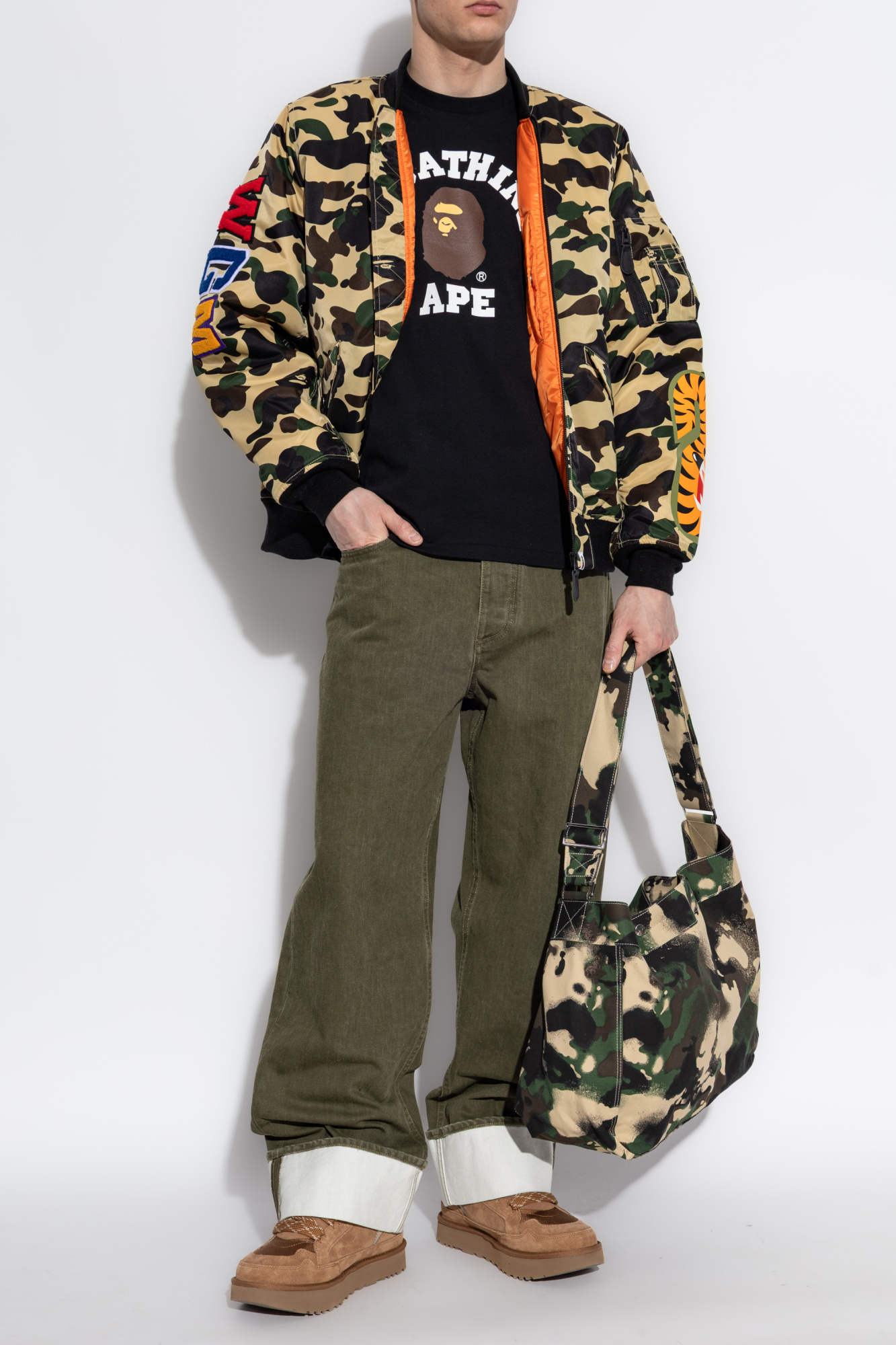 A BATHING APE® Jacket with moro pattern | Men's Clothing | Vitkac