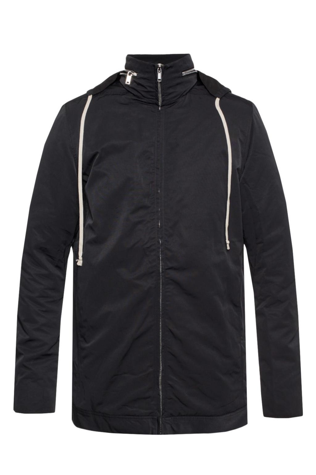 Insulated jacket with a hidden hood Rick Owens DRKSHDW - Vitkac KR