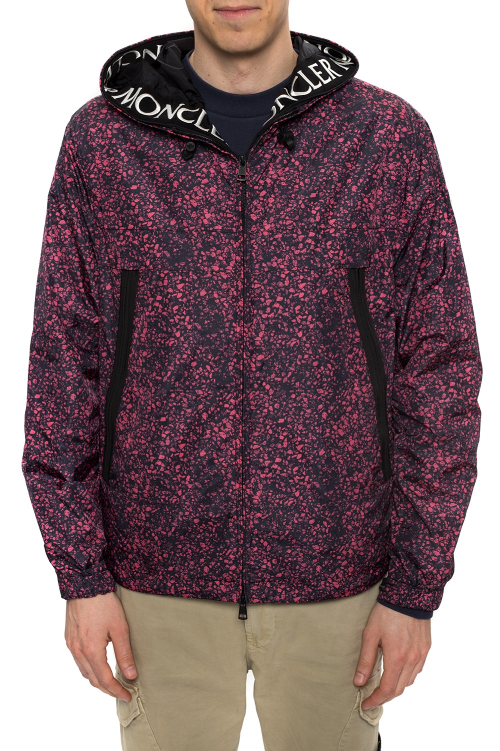 Jacket with logo Moncler - Vitkac France