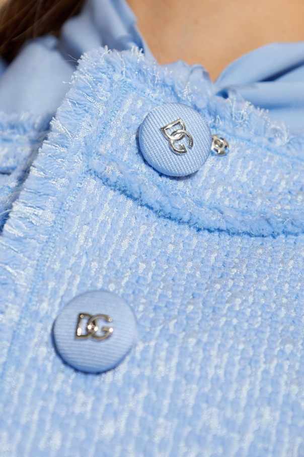 Light blue Tweed jacket Dolce & Gabbana - Vitkac GB