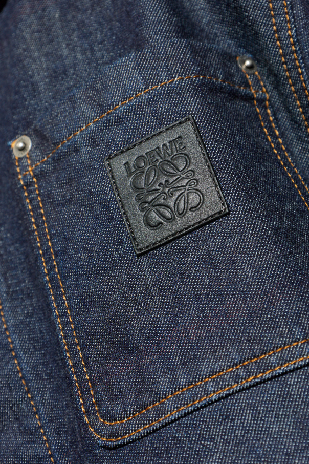 Loewe Denim jacket with logo patch | Men's | Vitkac