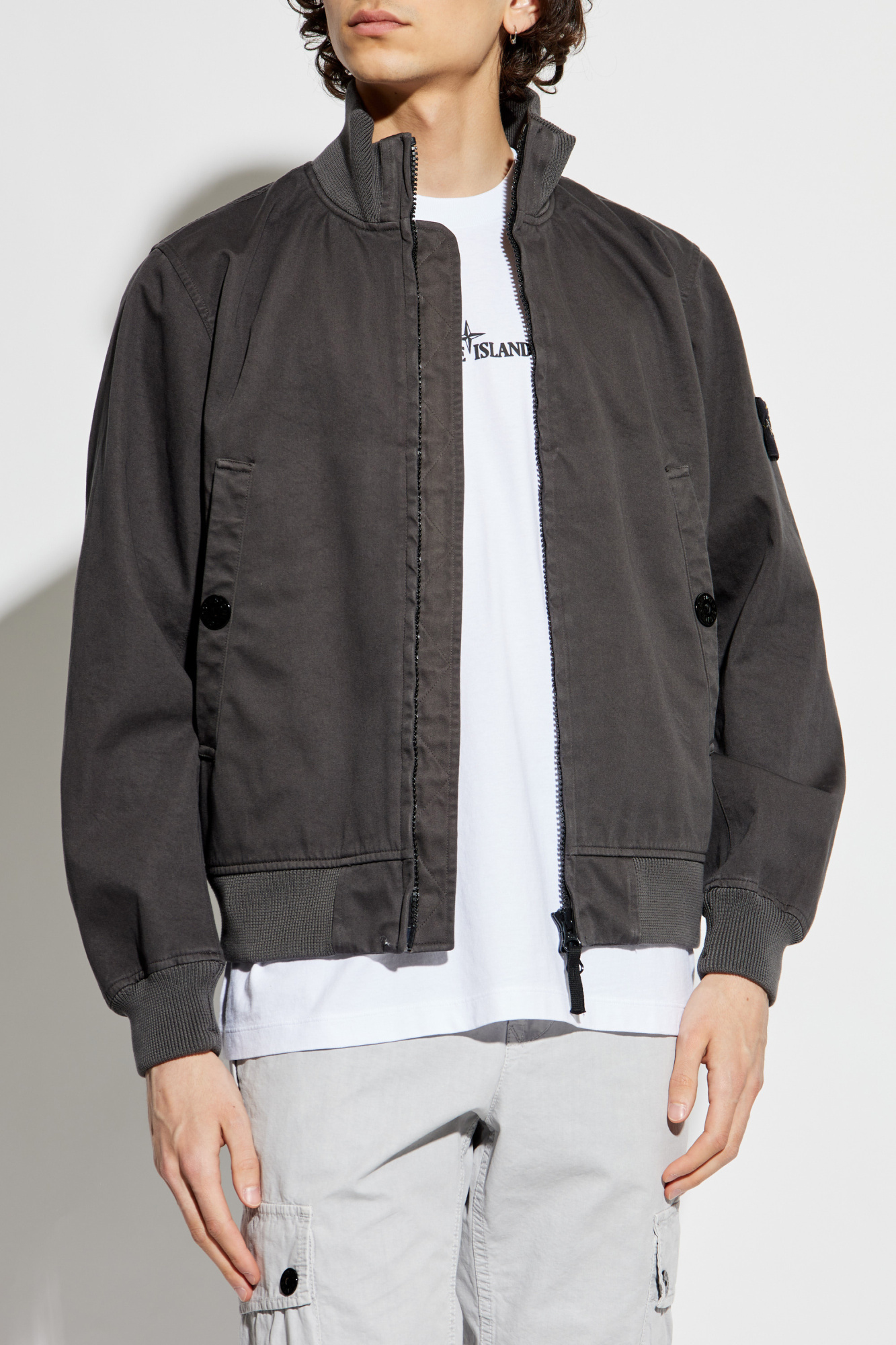 Stone Island Jacket with detachable patch | Men's Clothing | Vitkac