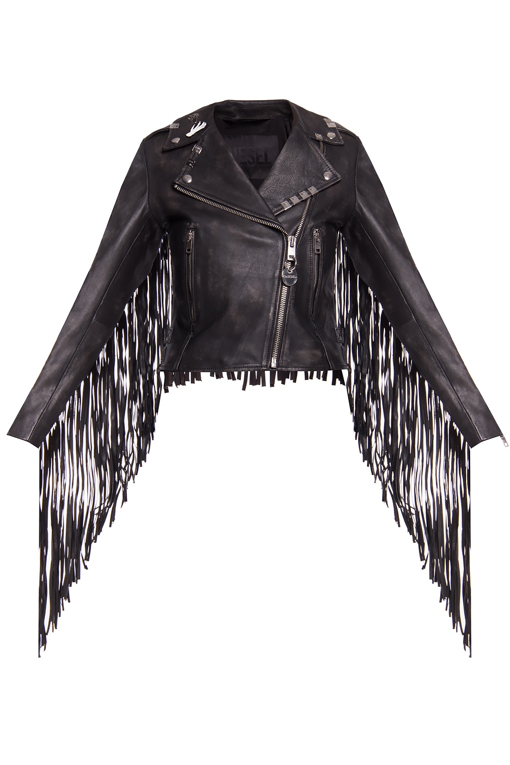 Fringed biker jacket Diesel - Vitkac Australia