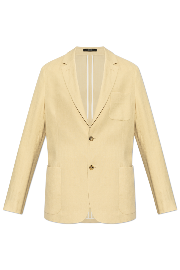 Beige Linen Jacket Paul Smith - Vitkac GB