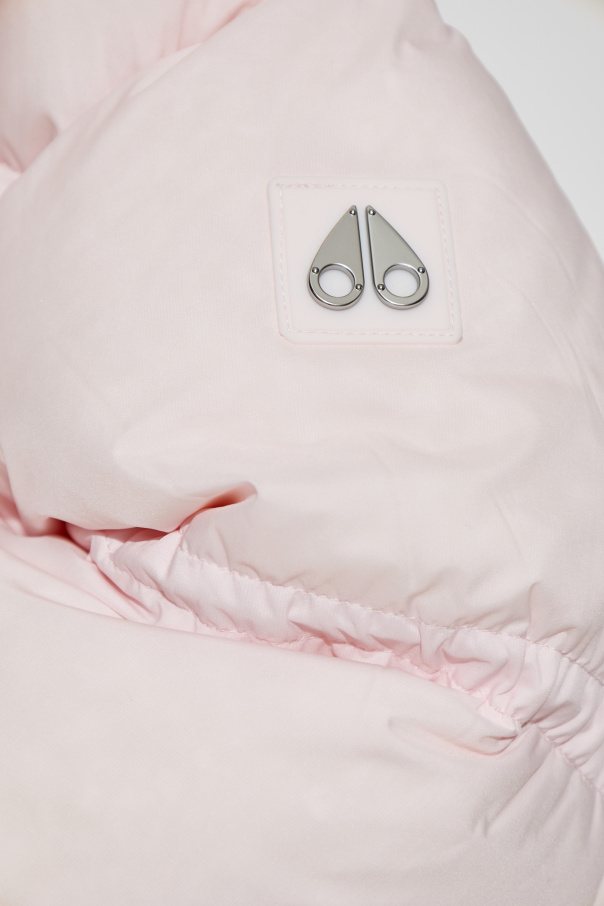 Pink Down jacket with stand-up collar Moose Knuckles - Vitkac GB