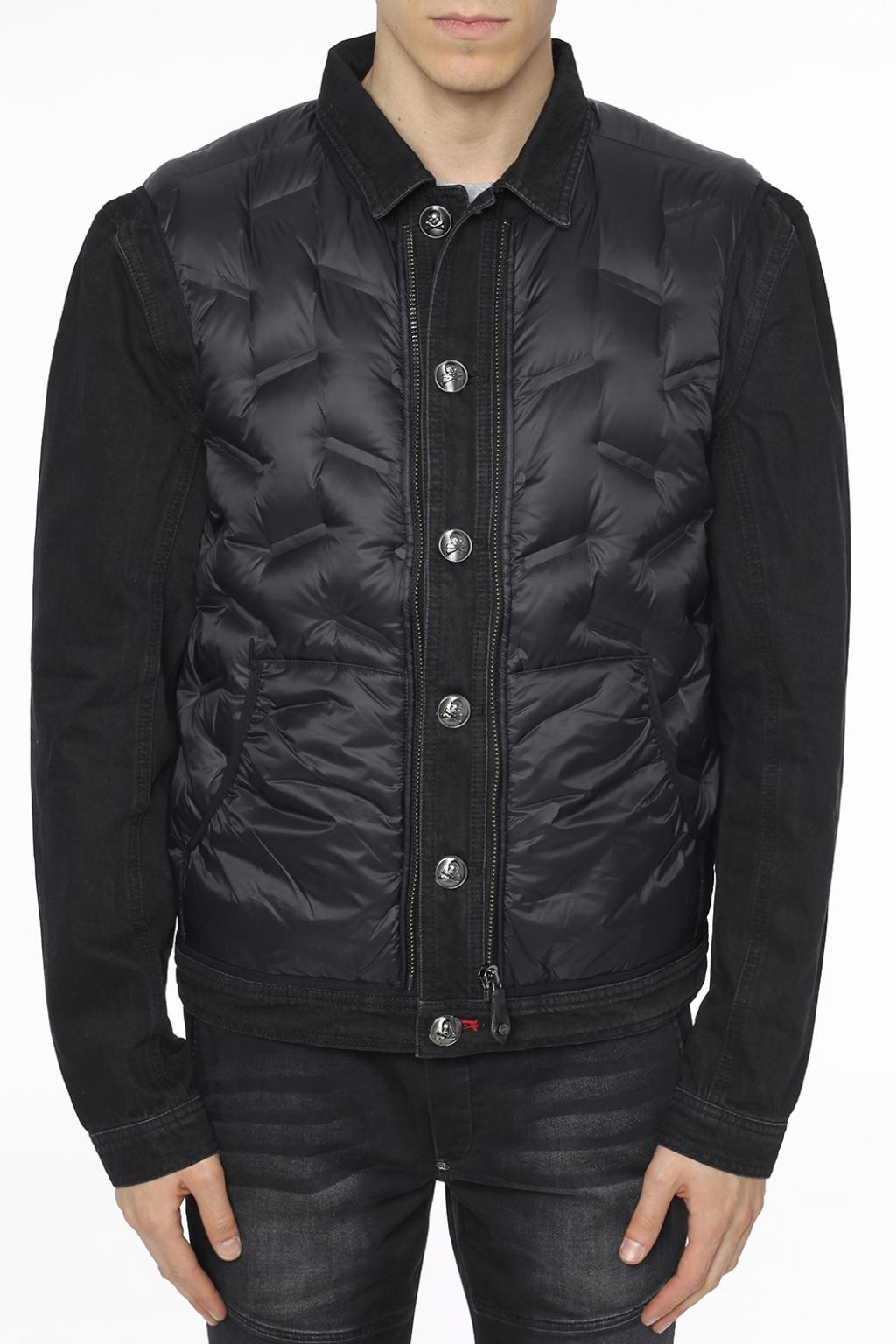 Jacket with denim inserts Philipp Plein - Vitkac Spain