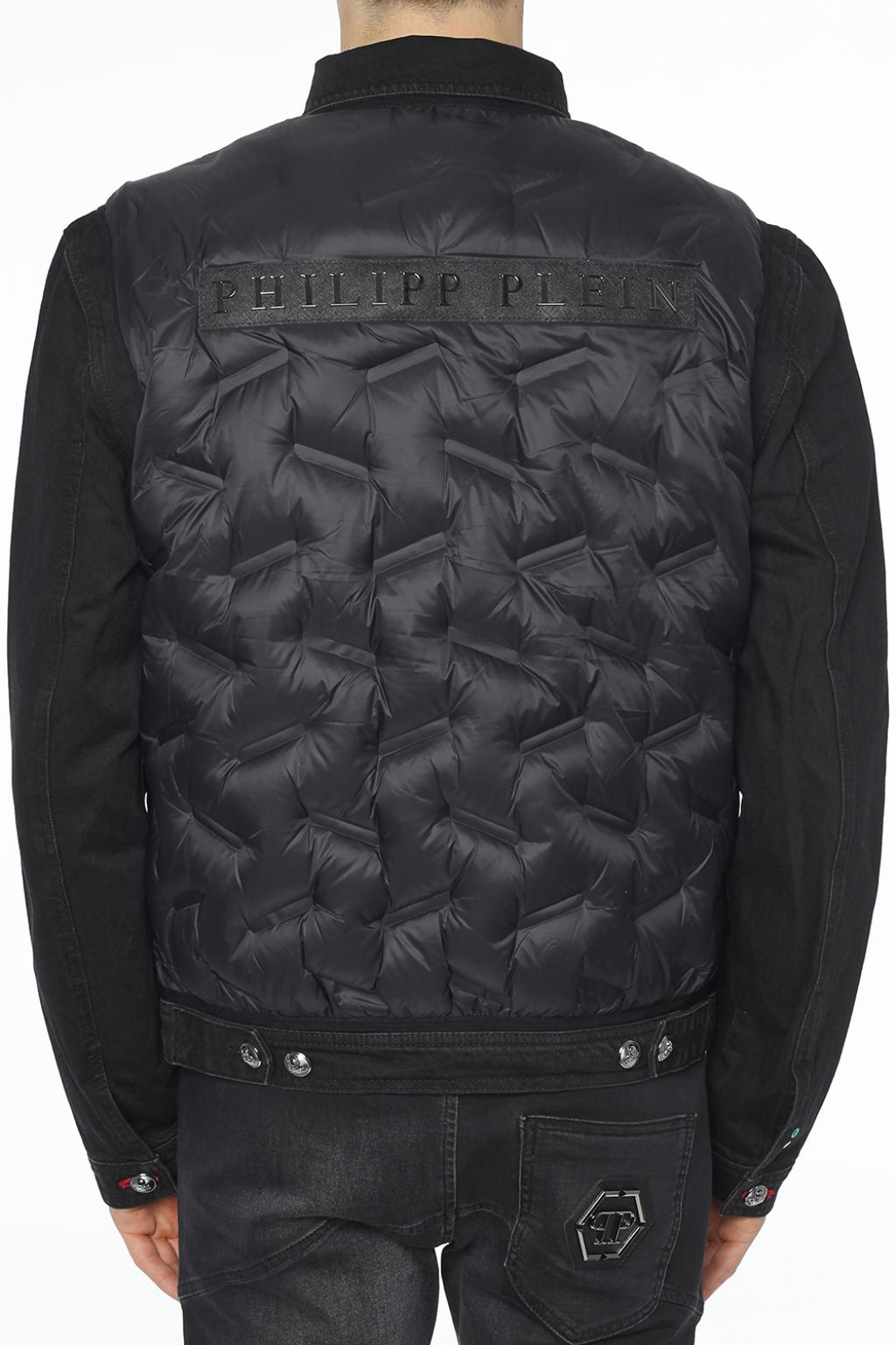 Jacket with denim inserts Philipp Plein - Vitkac Spain